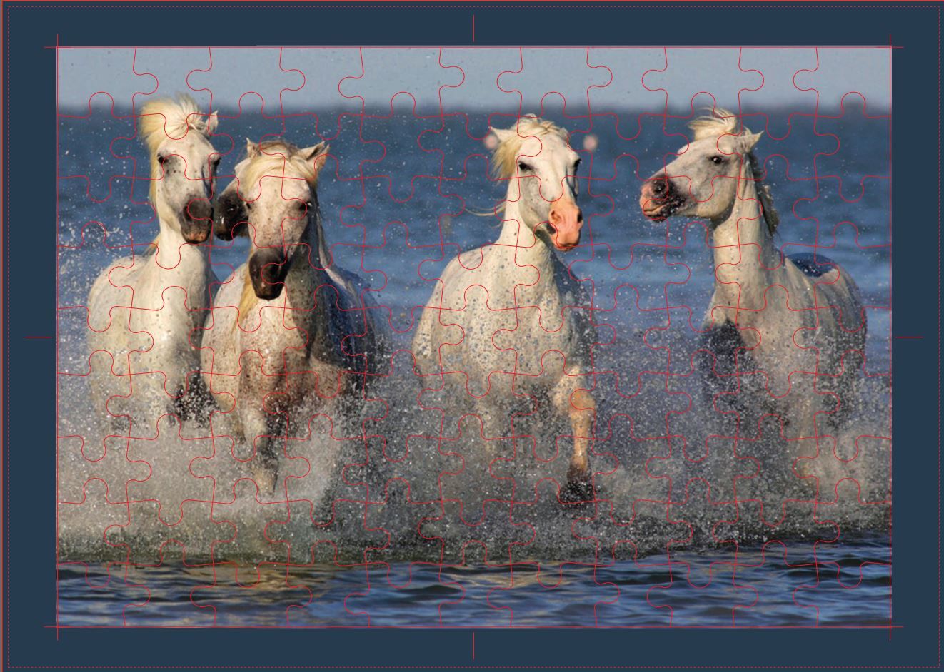 Puzzles: Lern-Puzzle Pferde